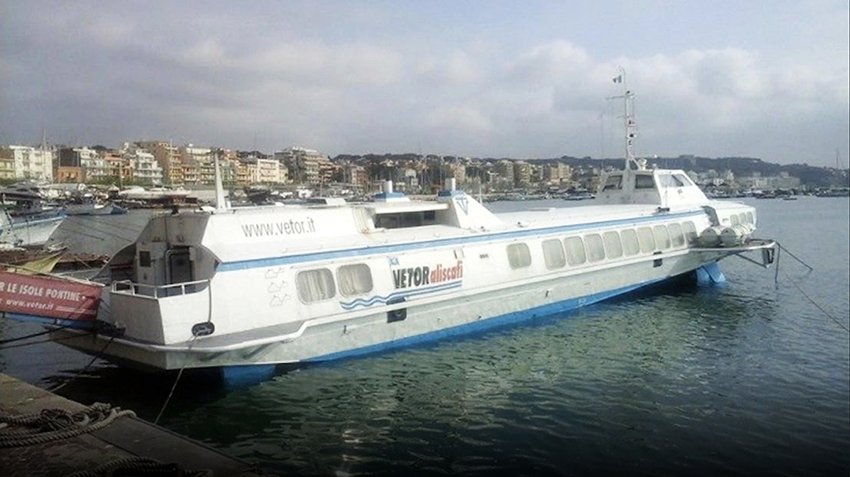 Ripartono gli aliscafi da Anzio, ma a stagione finita - Ponza Racconta