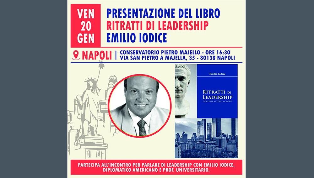 Emilio Iodice a Napoli, venerdì 20 - Ponza Racconta
