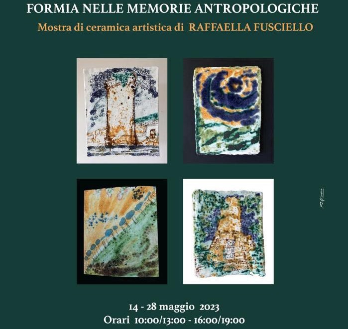 Le ceramiche di Raffaella Fusciello in mostra a Formia - Ponza Racconta